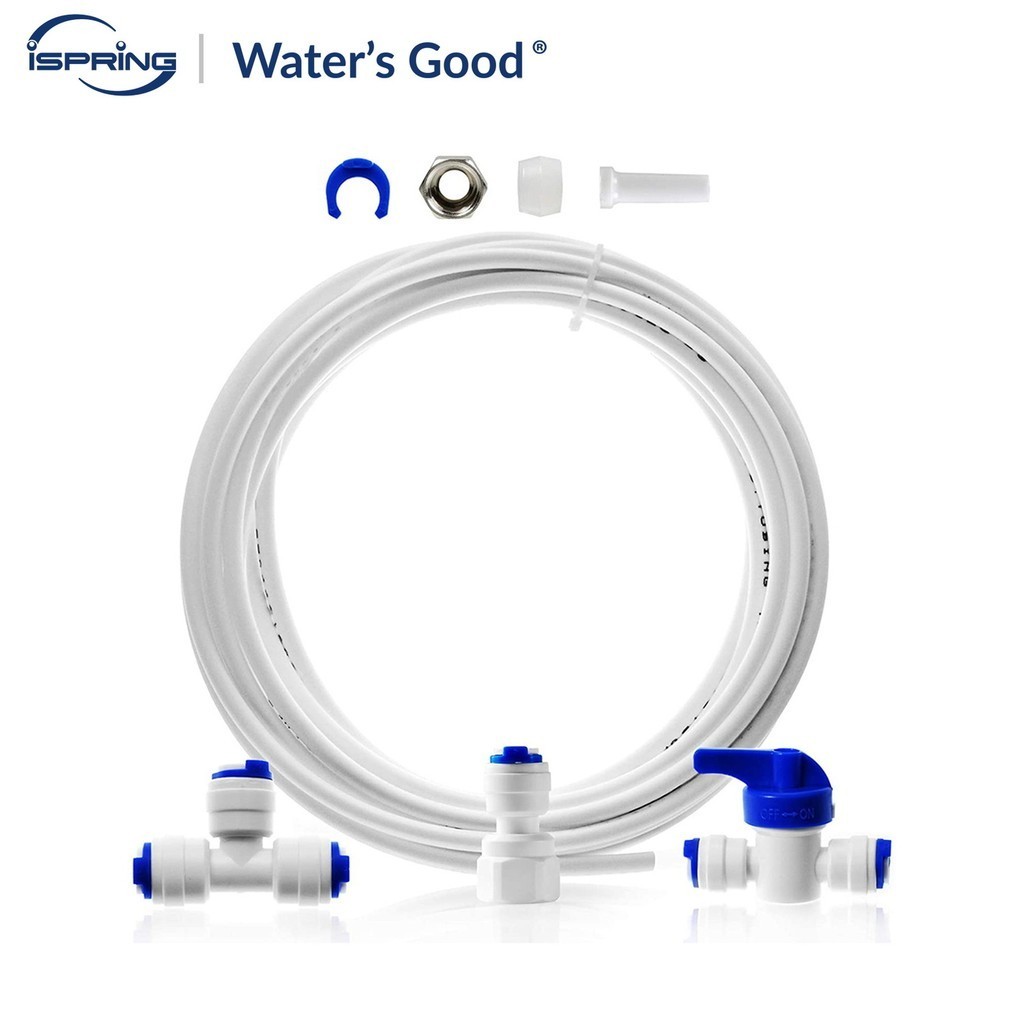 iSpring ICEK connector hose with fittings Fridge Water Line Connection ...