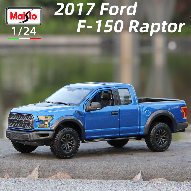 Maisto 1:24 Ford F-150 Raptor 2017 Car Model Pickup Truck Die Cast ...