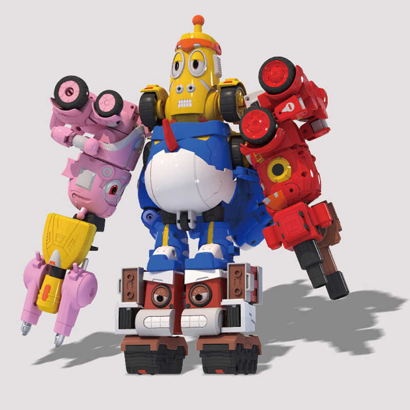 Korea Larva Transformation Toys Action Figures Vehile Deformation Robot ...