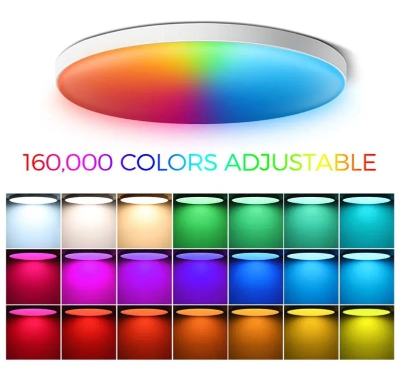 Tuya WiFi Smart LED Ceiling Light RGB Dimmable WIFI Ceiling Lamp ...