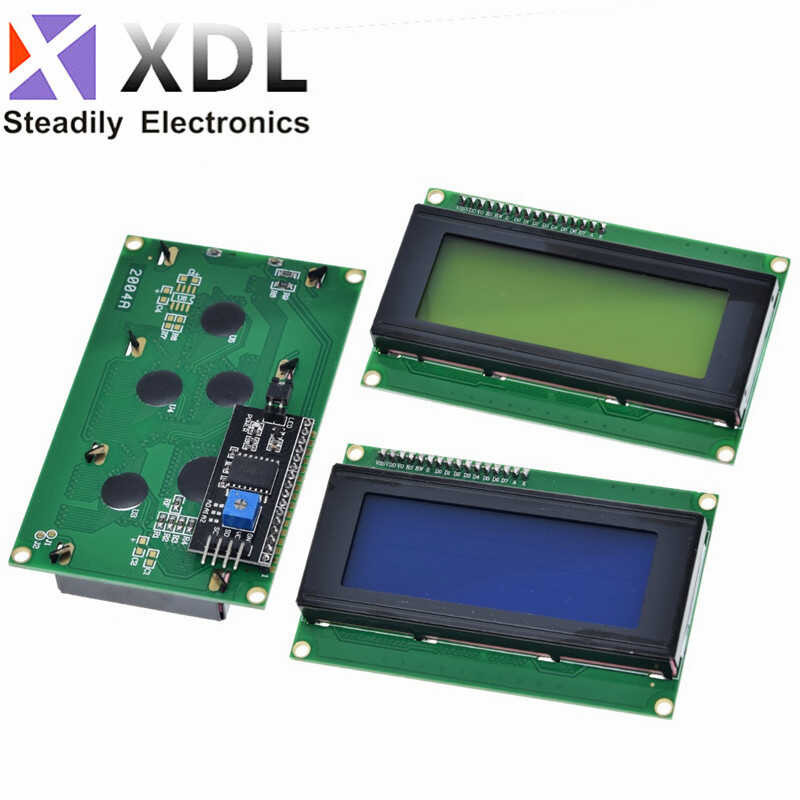 IIC/I2C 2004 LCD2004 A DIY LCD Module Blue/Yellow Green Screen Adapter ...