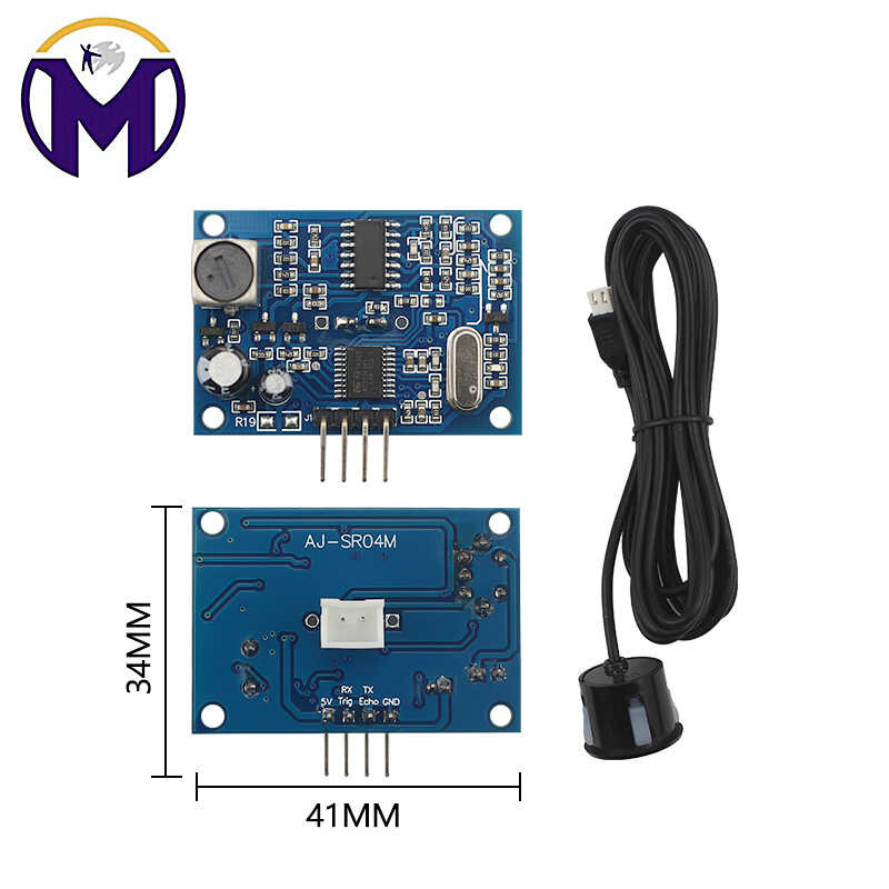 JSN-SR04M Integrated Reverse Radar Waterproof Ultrasonic Sensor ...