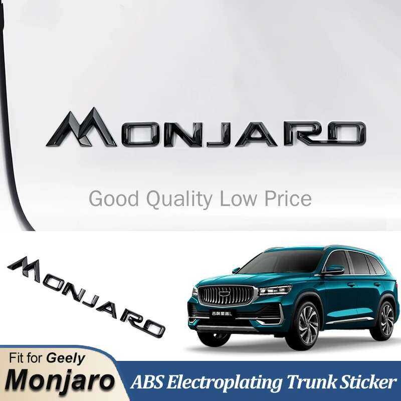 Tt 3D ABS Car Rear Trunk Badge Stickers Para Sa Geely Monjaro Manjaro ...
