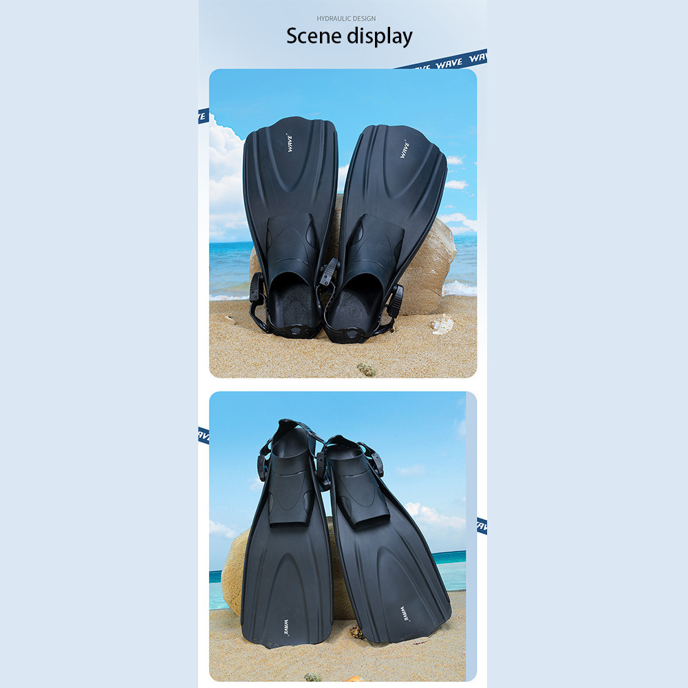 WAVE flippers Professional snorkeling equipment Swim frog shoes Adult ...