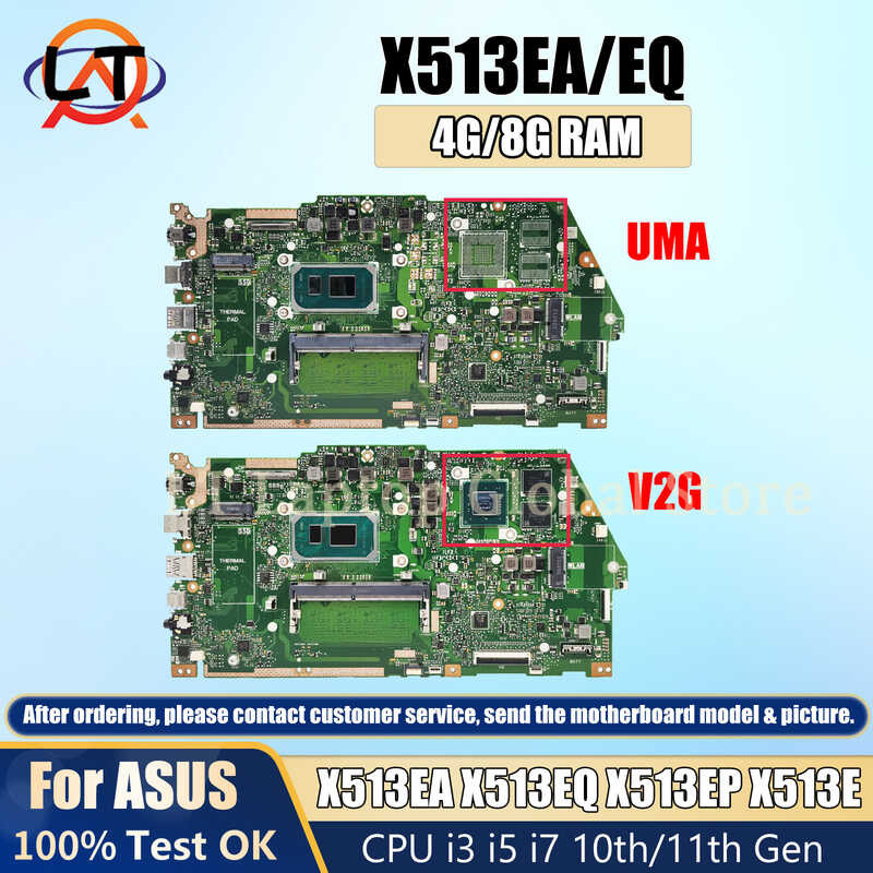 Laptop Mainboard X513ea Support X513eq X513ep R513e K513e F513e Pc ...