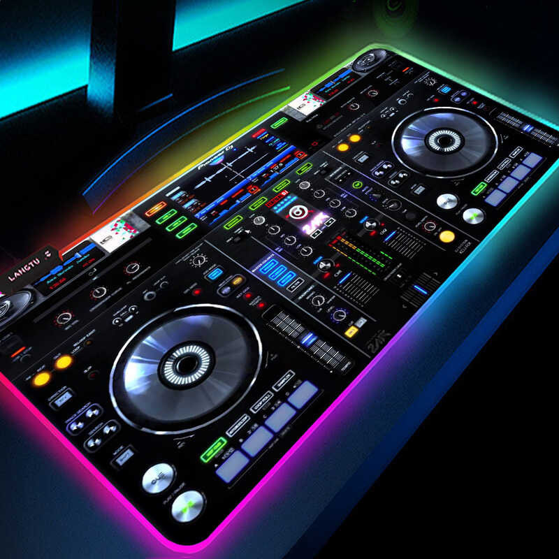 Pioneer Dj Controller Backlit Mat Table Pads Complete Rgb Large Mouse ...