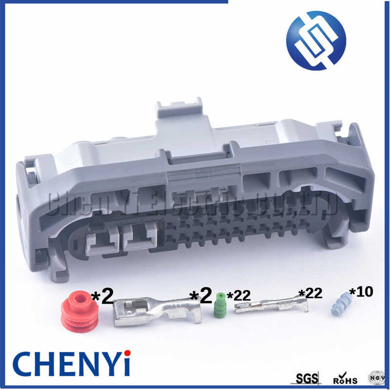 24 Pin Auto Waterproof Connector Automotive Headlight Assembly ECU Connector Plug 6189-7426 ...