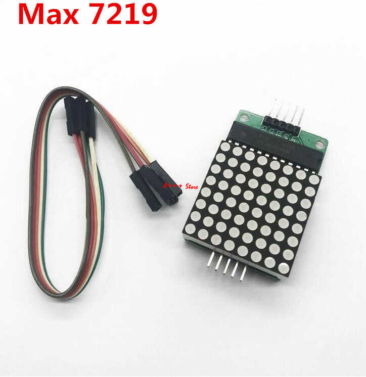 5max7219 Dot Led Matrix Module Mcu Led Display Control Module Para Sa Arduino 5v Interface