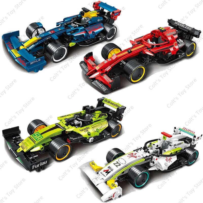 2023 City Series Speed Champions F1 Supercars Building Blocks Rally Car ...