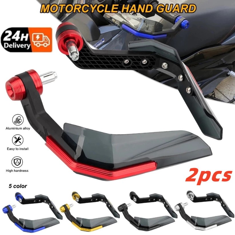 1Pair Universal 22MM Motorcycle Hand Guard Handlebar Protection Handle ...