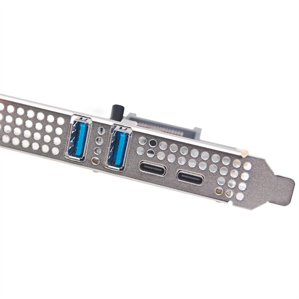 PCI-E 1X to 4-port USB3.2 Gen1 High Speed Expansion Card Type-C+A ...