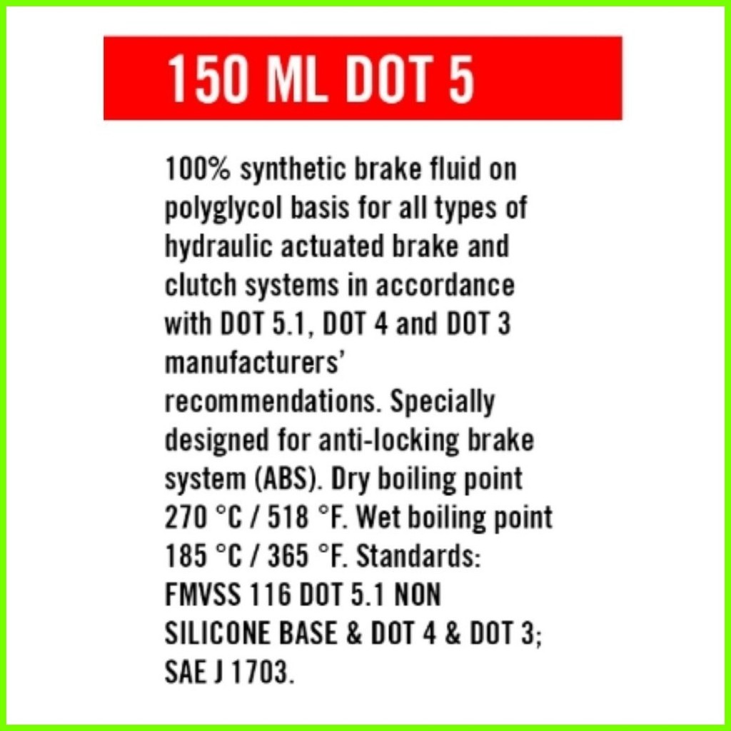 BASTE Brake Fluid Dot 5 for HONDA CLICK 125i / HONDA CLICK 150i (PINK ...