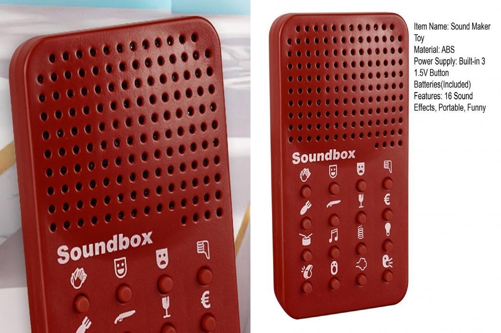 Kids Sound Machine Sound Maker Toy 16 Funny Sound Effects Fart Noise ...