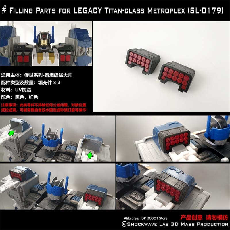 Shockwave Lab Sl-179 Shoulder Filler Upgrade For Legacy Titan-Class ...