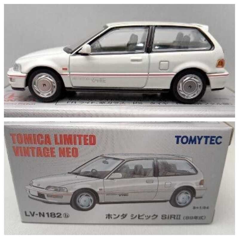 Tomica -N182b Civic Sir- Vintage Neo Tomytec 1/64 Diecast Model Car ...