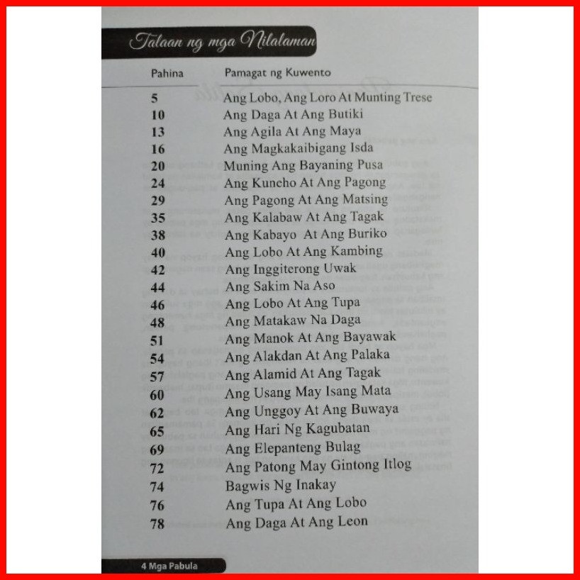 ⭐ Mga Pabula Unang Aklat | Shopee Philippines