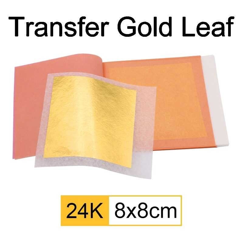 Transfer Gold Foil Edible Gold Leaf Sheets for Cake Decoration Steak ...