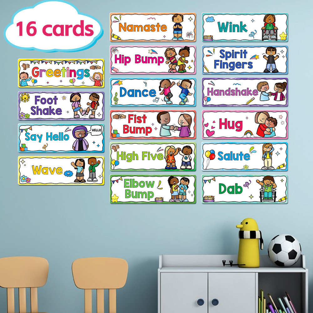 Classroom Greetings Poster Set - Social Emotional Learning Posters for ...