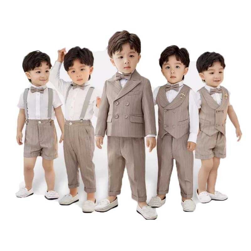 Flower Boys Beaufitul Photograph Suit Summer Luxury Birthday Dress Baby ...