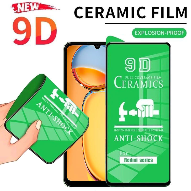 Ceramic Tempered Glass Film For Redmi Turbo 4 A5 A4 A3 Pro 14C 14R 13X 13 13C 12 12C 11A 10 A3 ...