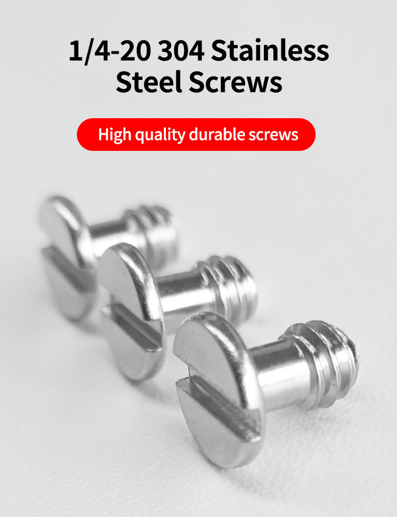 1/4 inch Camera Screw Quick Release Screw Dslr Plate Fix Screw Tripod ...