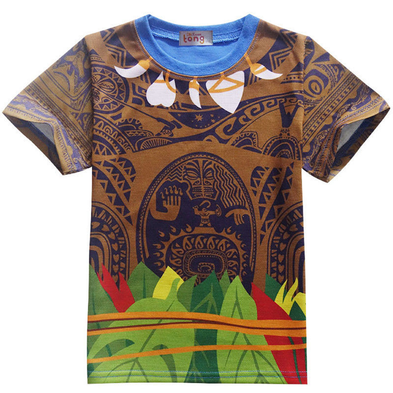 Maui Charming Moana Costume Clothing Set For Boys Great For Casual Wear ...