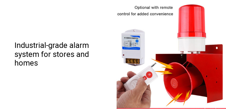 Fire Alarm Industry Red LED Emergency Warning Light Voice and Light ...