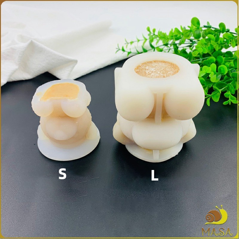 MASA Silicone 3D Bear Molder Ice-making Ice Cube Ice Mold Box Ice Cream ...