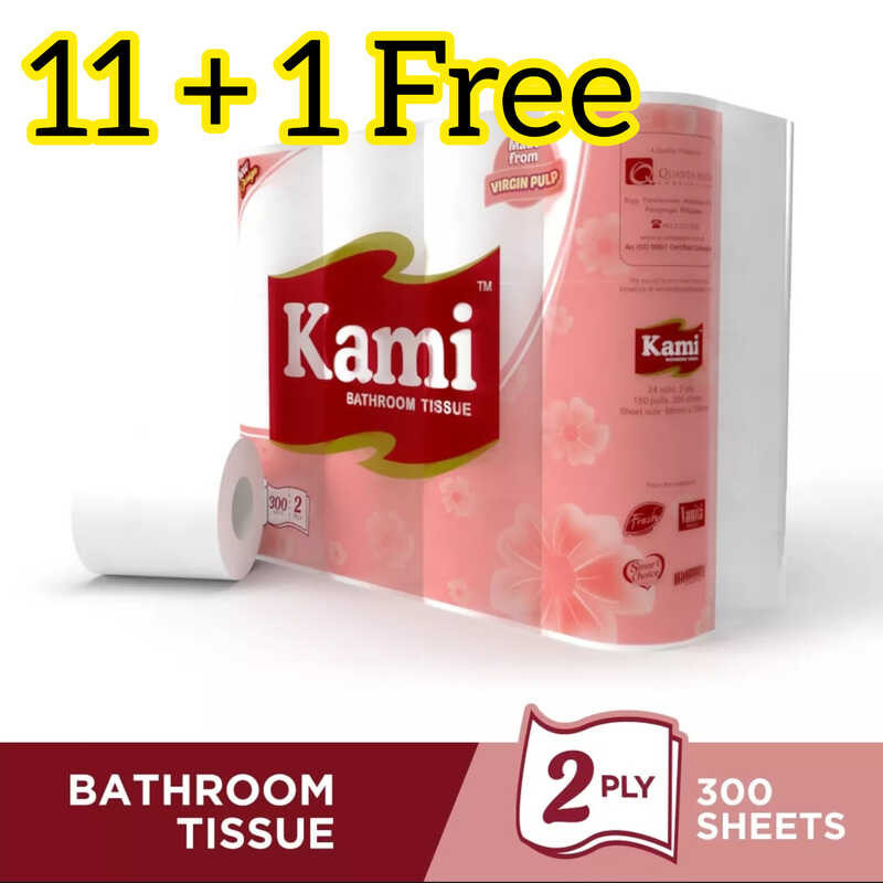 BATHROOM TISSUE KAMI 11 PCS + 1 Pc bawat pakete | Shopee Philippines