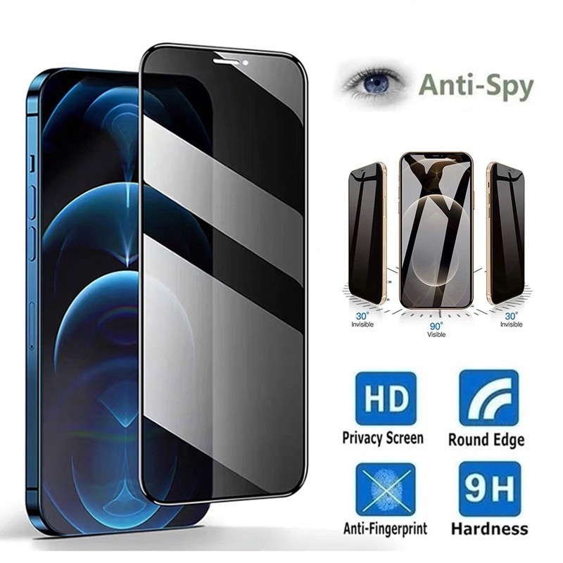1-3Pcs Anti-Spy Privacy Tempered Glass Vivo Y28 Y04 Y29S Y29 Y28S Y03 Y03T Y18 Y27S Y17S Y36 Y16 ...