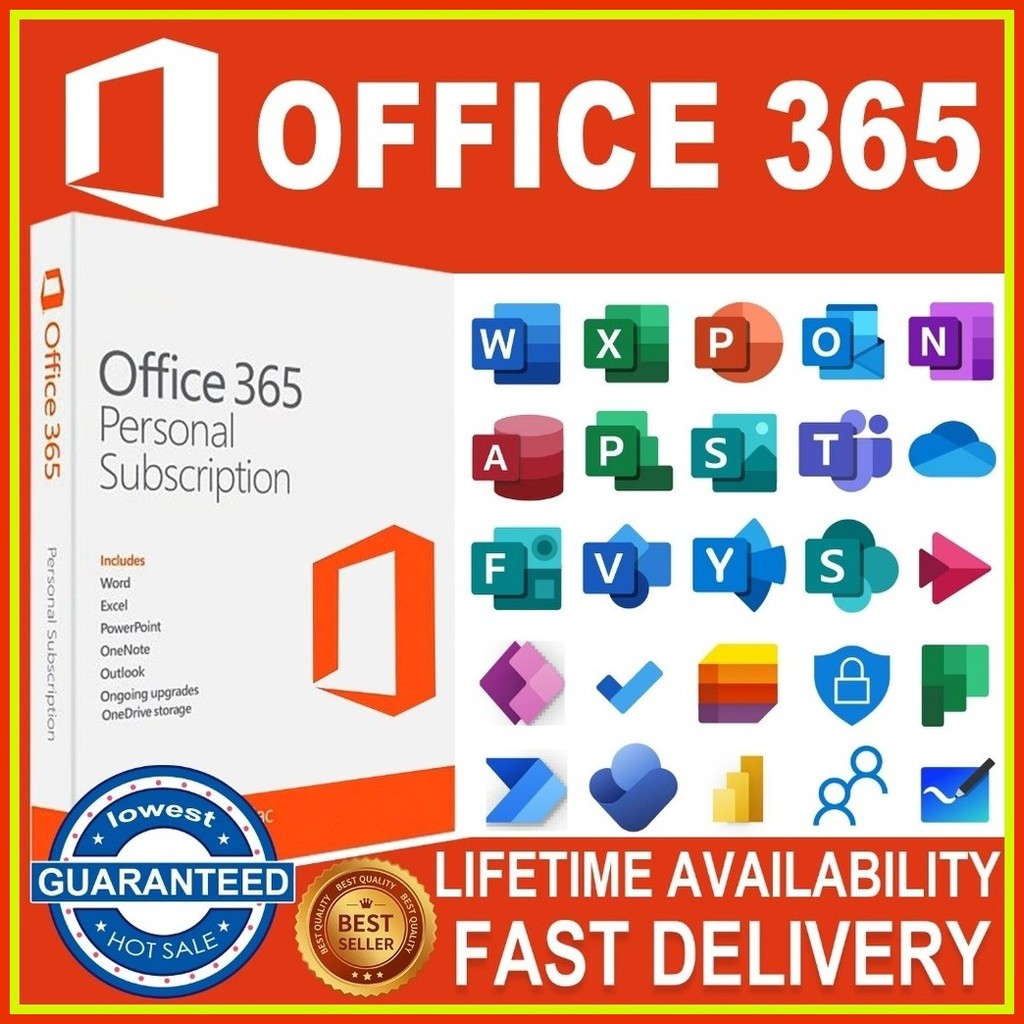 Microsoft office 365 LIFETIME For Mac & PC& Tablet & IOS &IPad Softwares & Samsung 6S | Shopee ...