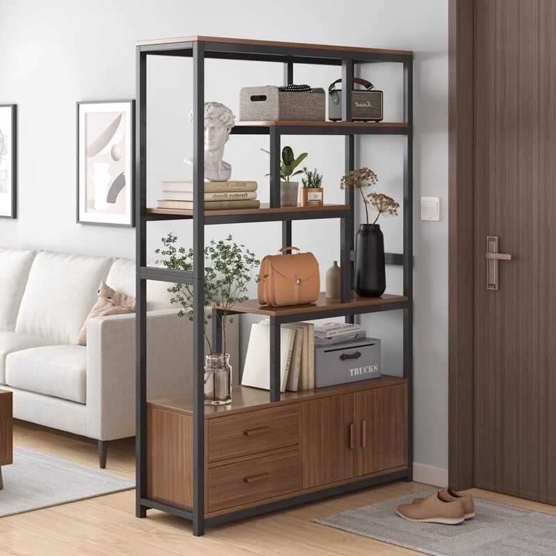 Partition shelf, multi-layer storage shelf, office display cabinet ...