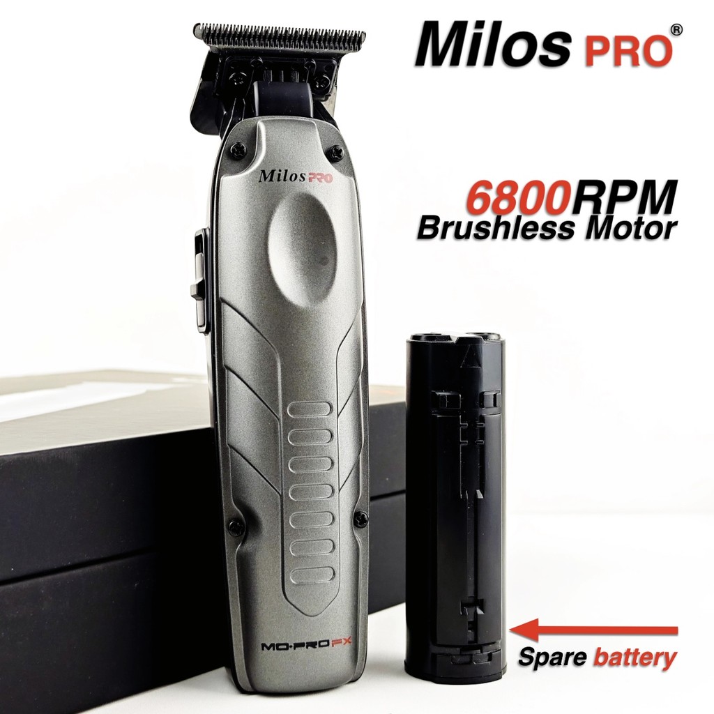 Milos PRO Professional Hair Trimmer for Man Brushless Motor 6800RPM Two ...