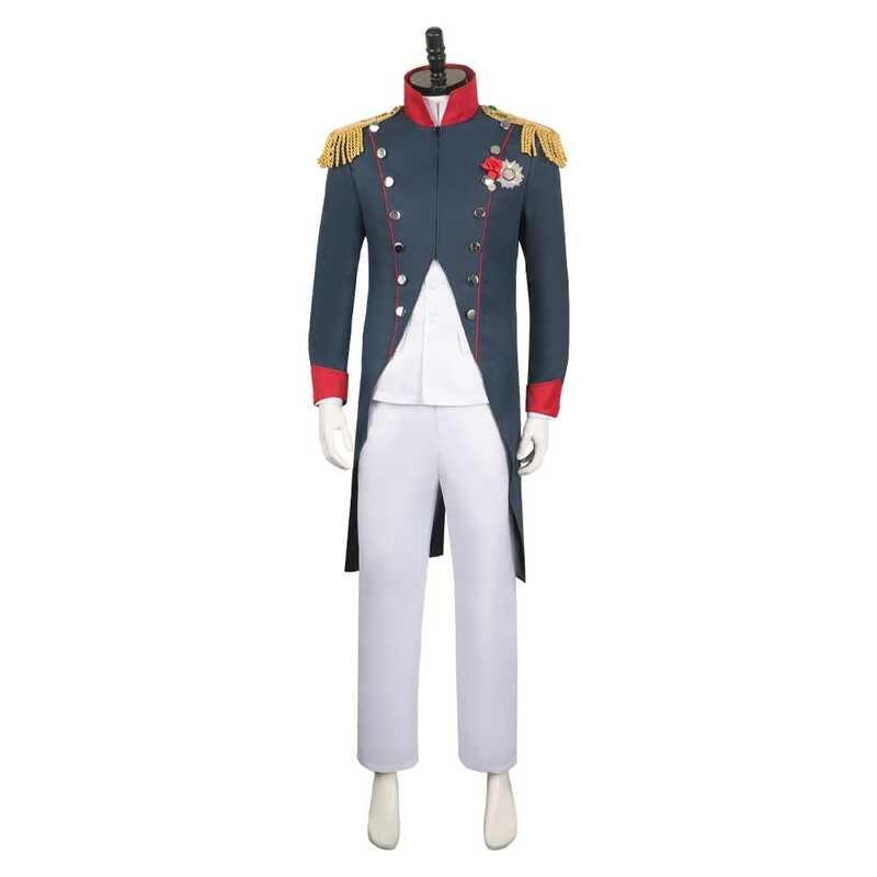 Napoleon cosplay blue suit cosplay men's cosplay Halloween cosplay ...