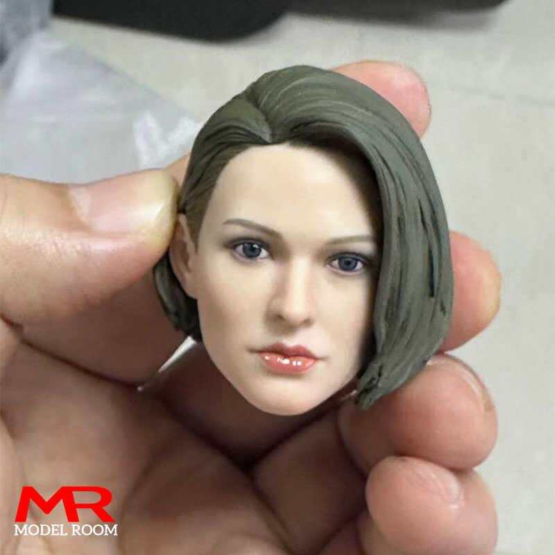 1/6 Soldier Jill Head Sculpt Direct Vision Squint Head Carving Model ...