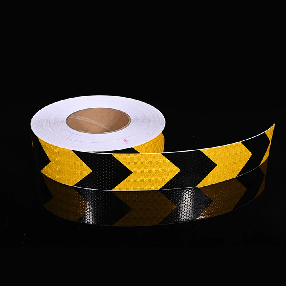5cm/10cm/20cm*3M Arrow Reflective Hazard Safety Tapes Yellow-Black ...