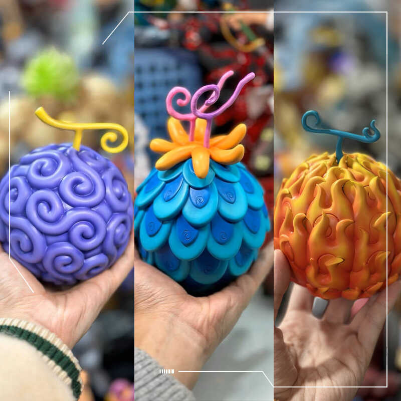 12 Cm Anime One Piece Devil Fruit Flame Flame Fruit Fish Fruit Kaido ...