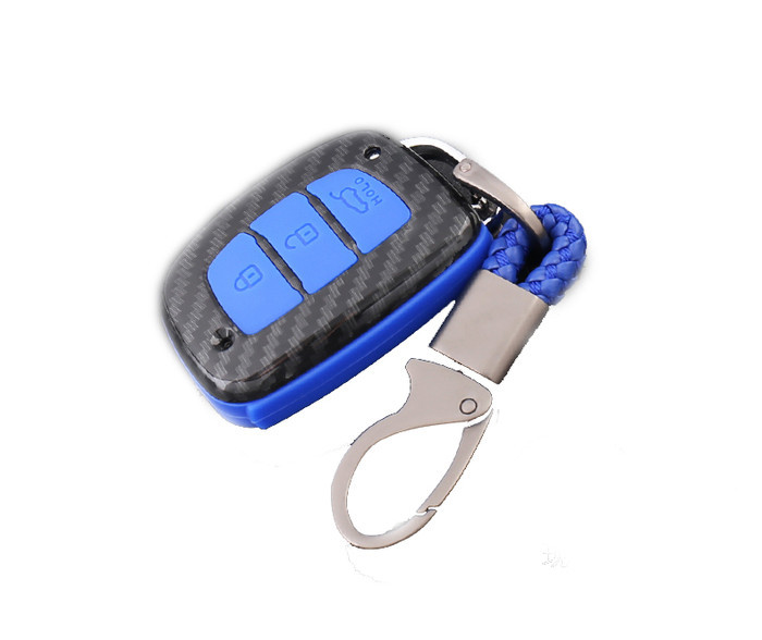 Auto Remote ABS Carbon Car Keycase - Keychain Para Sa Hyundai Tucson ...
