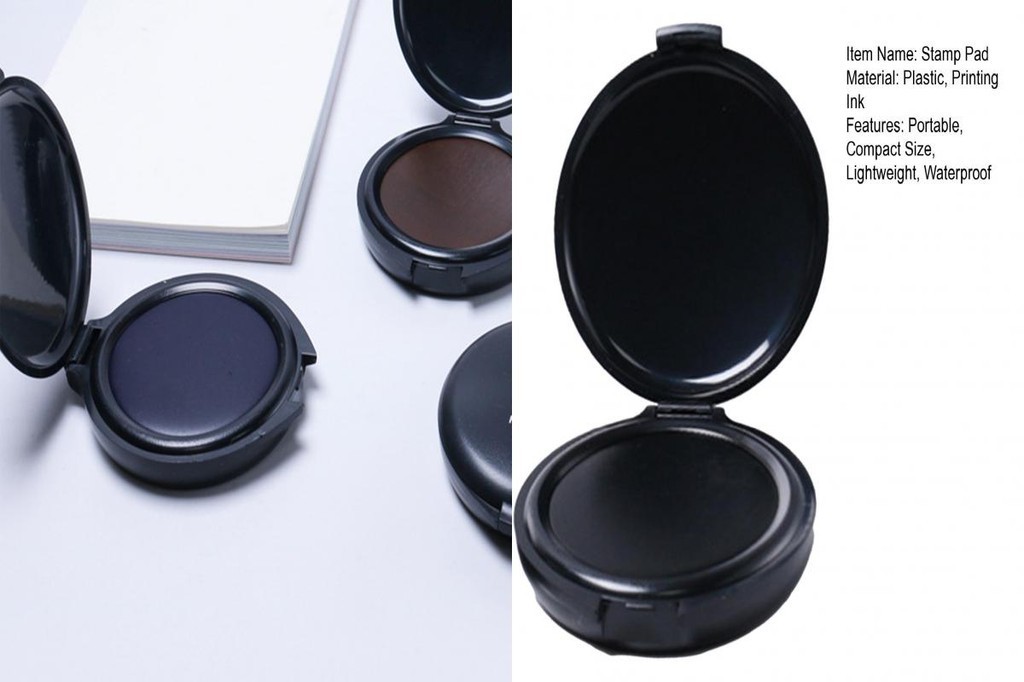 Gzjjx Bright Color Fingerprint Ink Pad Portable Waterproof Fingerprint ...