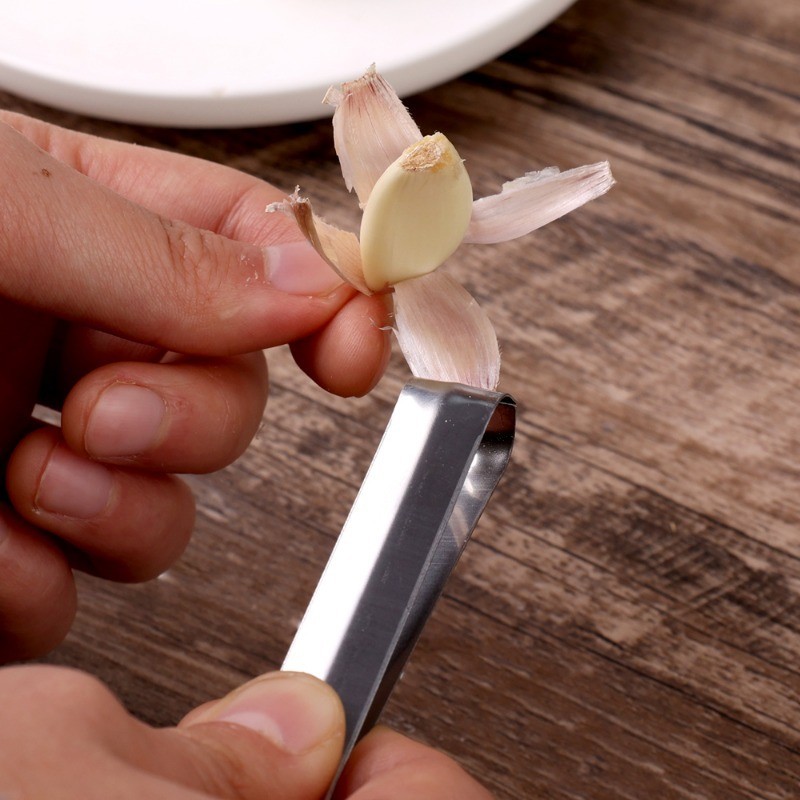 1/2Pcs Stainless Steel Garlic Peelers Quickly Garlic Peeling Clips ...