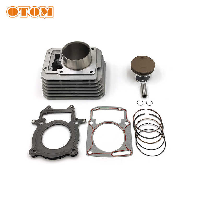 OTOM Motorcycle 72mm Air-Cooled Original Cylinder Set Piston Ring and ...