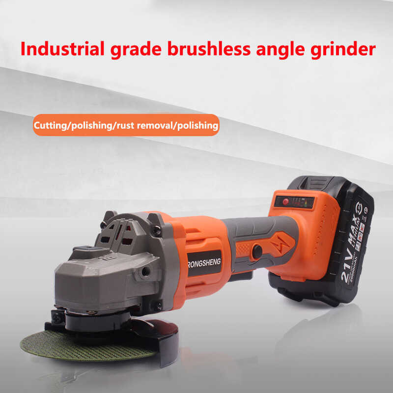 Cordless Angle Grinder Battery Powered Rechargeable Electric 3 Speed ...