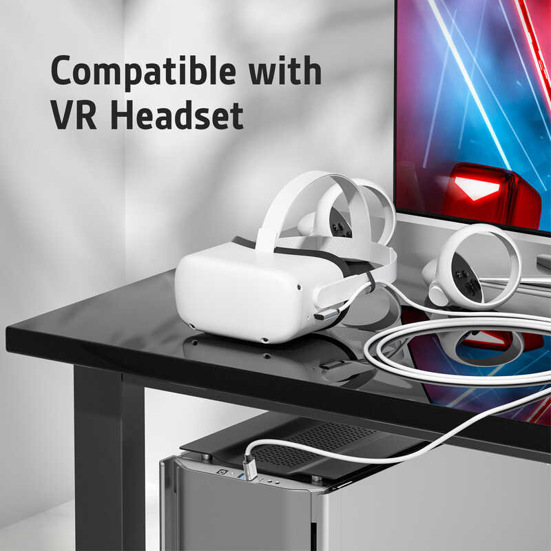 ♥ Na Alxum Usb-C Link Cable Oculus Quest 2 USB 3.0 Type C 5Gbps Data ...