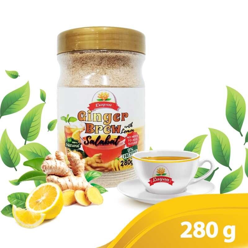 Luyan Ginger Brew Lemonade Tea Salabat 280g Natural Immune System ...
