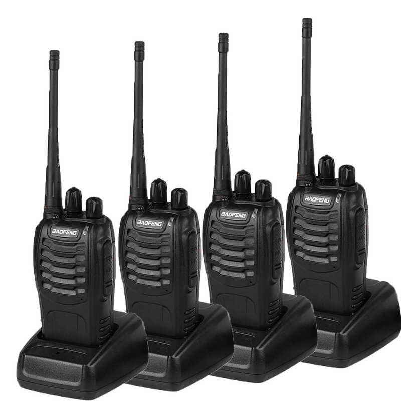 4Pcs Original Baofeng Bf-888S Walkie Talkie Set Walki-Talki Two Way ...