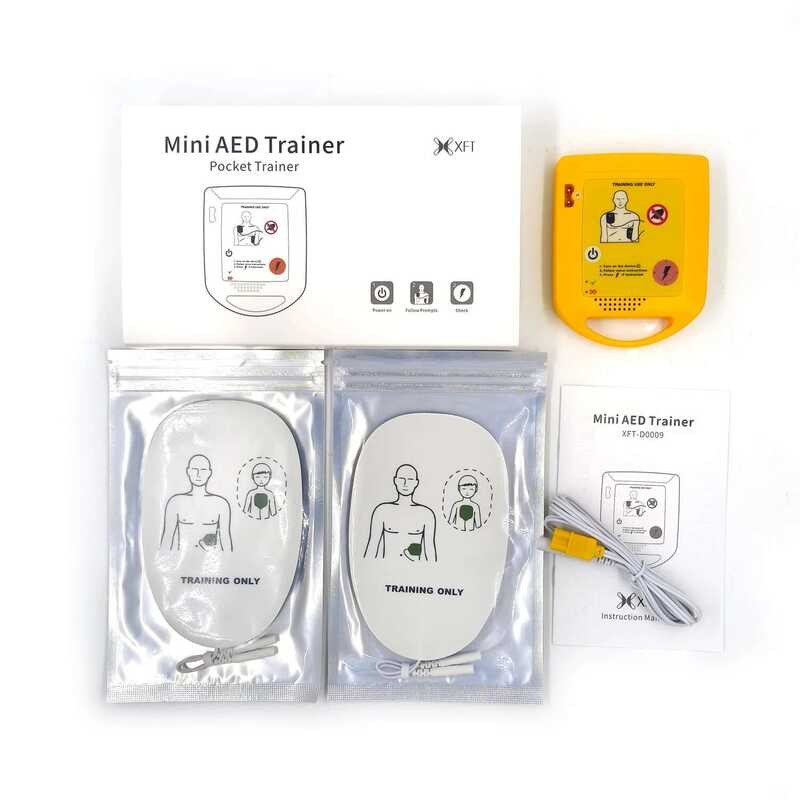 Ingles Voice Prompt Mini AED Defibrillator Universal Trainer First Aid ...
