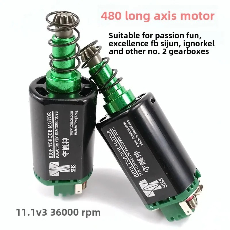 480 High Torque Motor Long Shaft 37K Airsoft AEG Super High Speed Motor ...