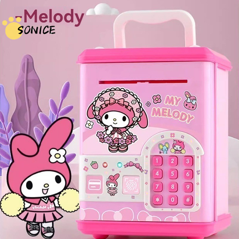 Kuromi Cartoon Piggy Bank Money Saving Box Coins Bank Kids ATM Machine ...