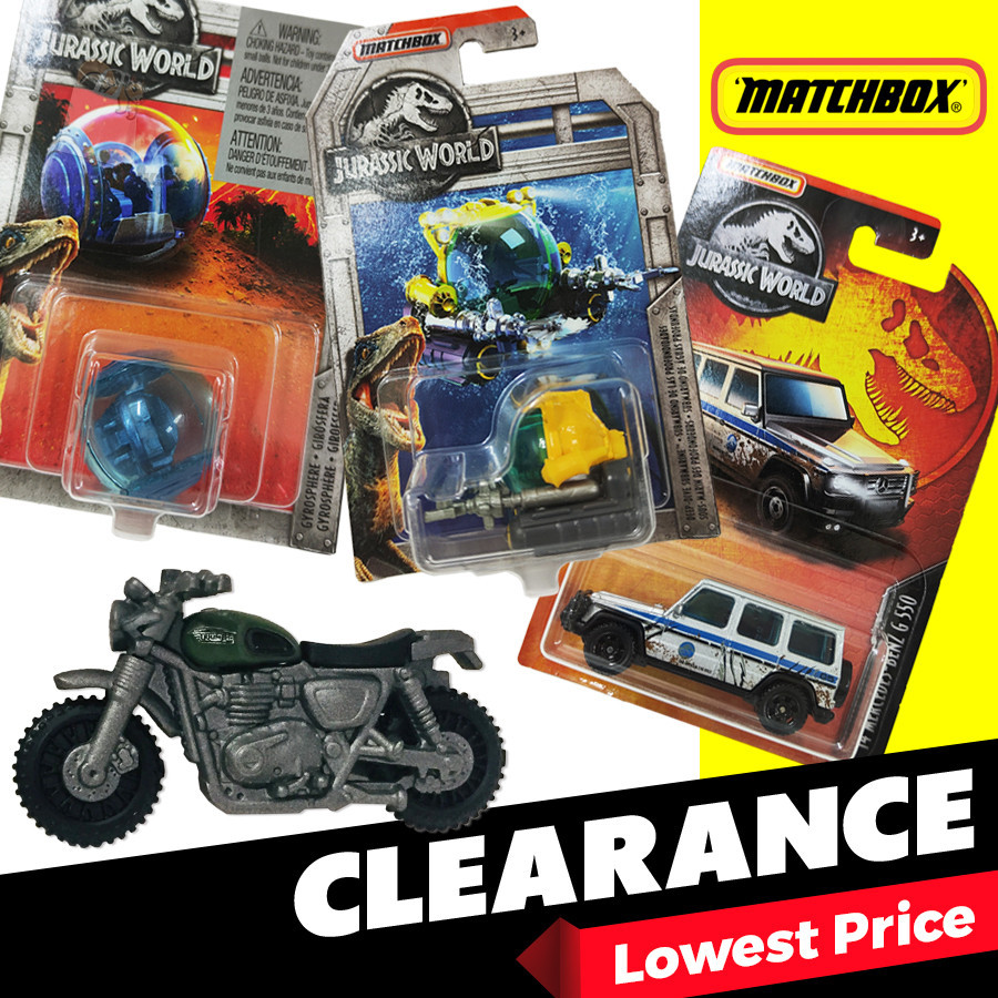 MATCHBOX Jurassic World Series Cars 1:64 Diecast Car Toy Collectibles ...