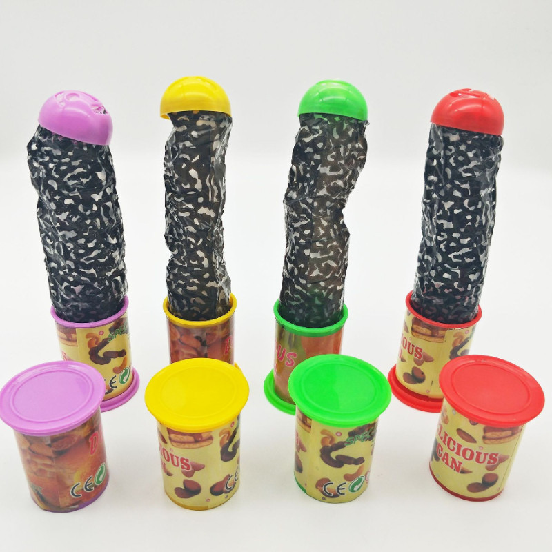 1PC prank toy/snake bucket/catapult bucket with screams/fun candy ...
